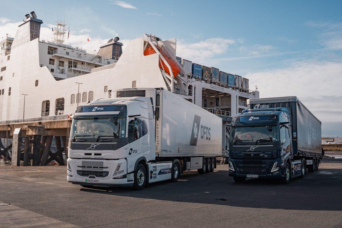 DFDS introduces first electric truck under ZENFreight project | GREENFLEET